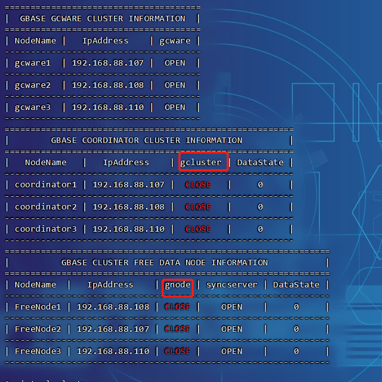 GBase8a_MPP_Cluster-NoLicense-FREE-9.5.3.28.12-redhat8-x86_64.tar.bz2安装 ...